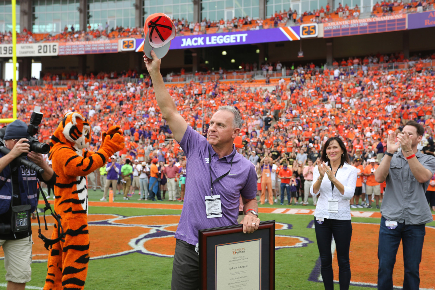 Jack Leggett Named Honorary Alumnus – Clemson Alumni Association