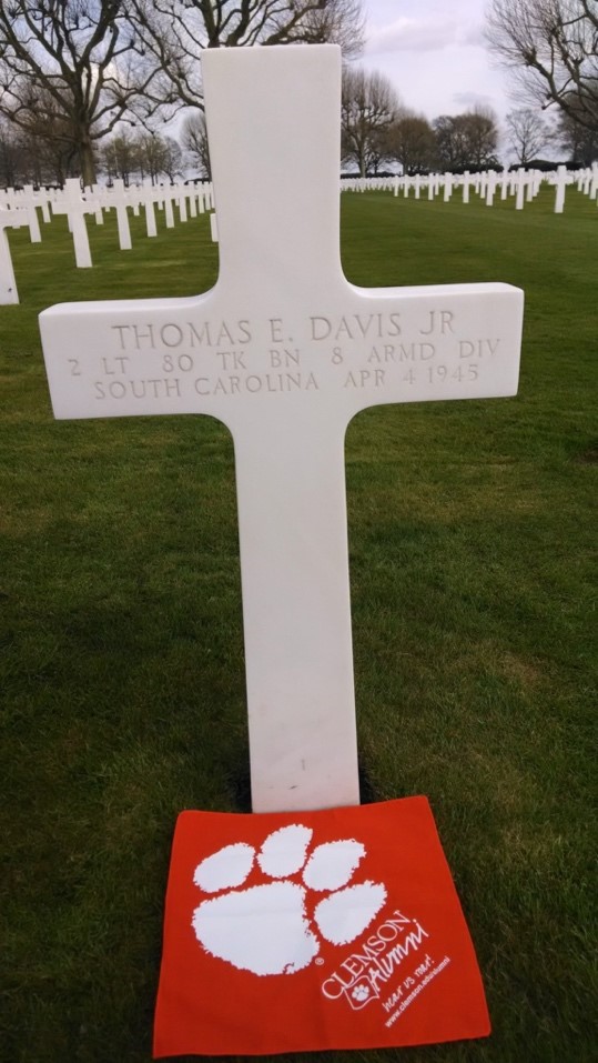 Scroll of Honor – Thomas Edward Davis, Jr. – Clemson Alumni Association