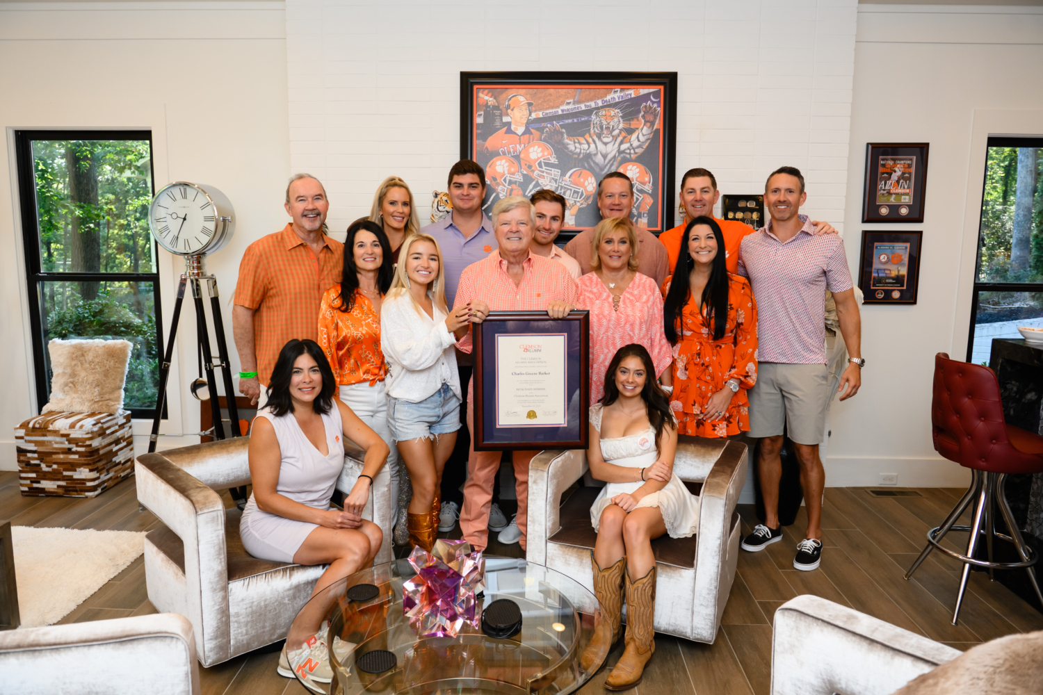 Charlie Barker Named Honorary Alumnus – Clemson Alumni Association