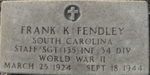 Scroll of Honor – Frank Keith Fendley – Clemson Alumni Association